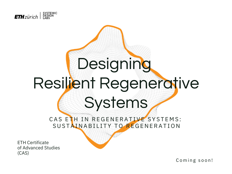 MOOC: Designing Resilient Regenerative Systems - Systemic Design Labs